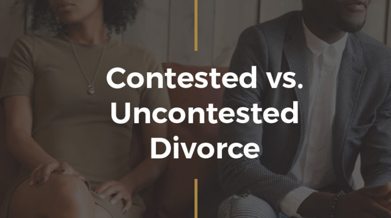 Contested Divorce in PA